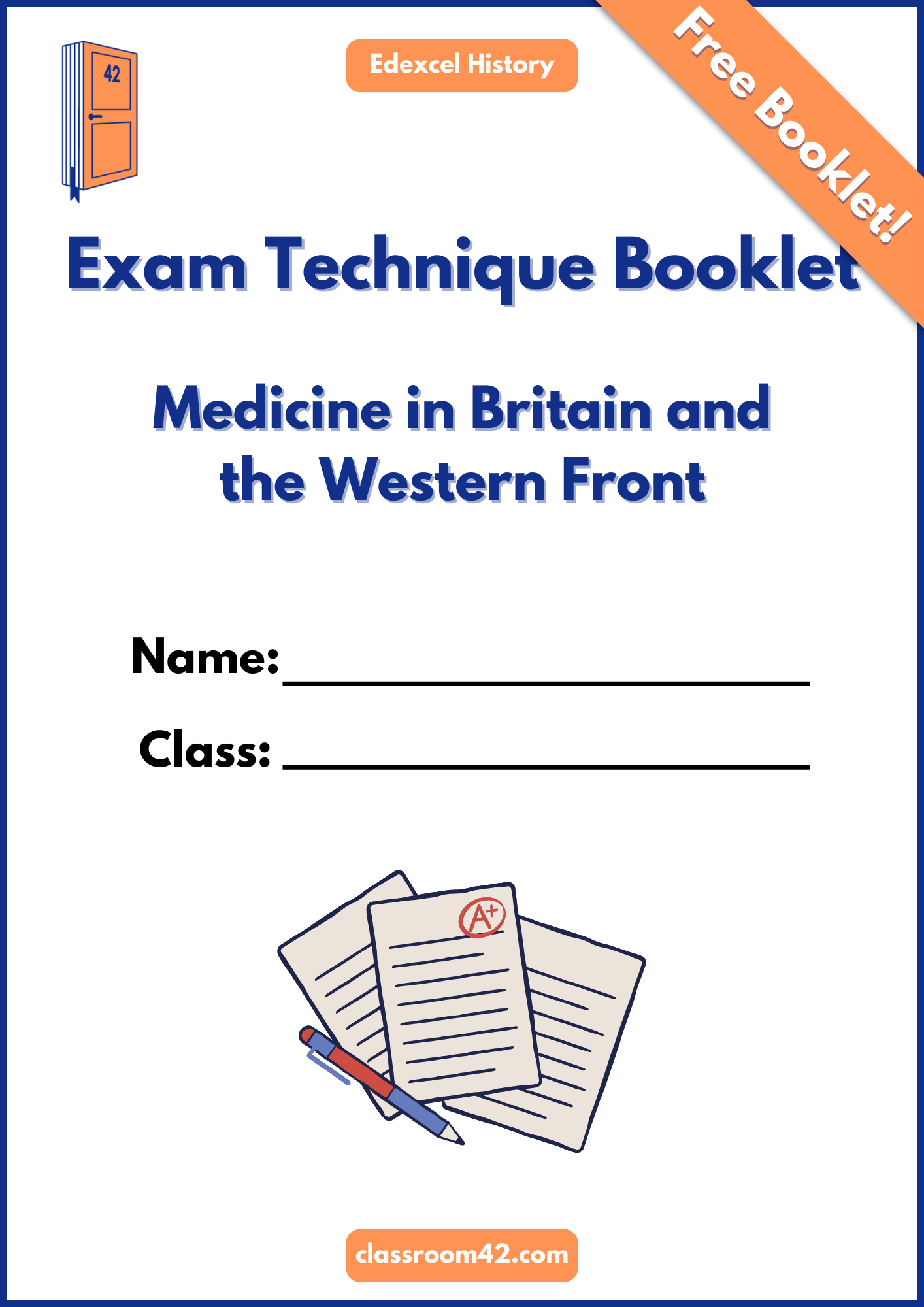 Medicine in Britain Exam Technique Booklet Free – Classroom 42