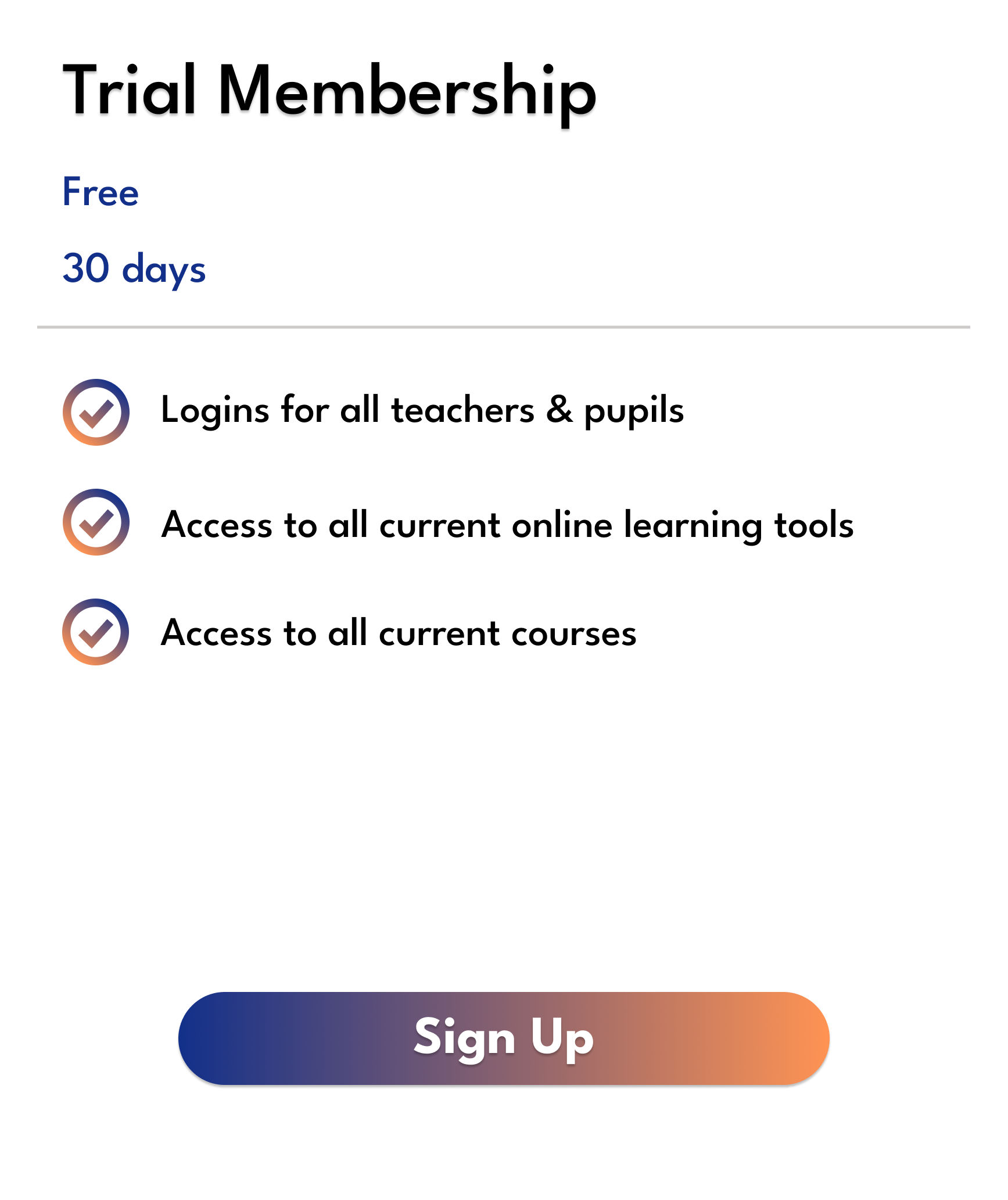 Membership Page – Classroom 42